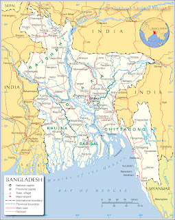 Maps of Bangladesh: 2008