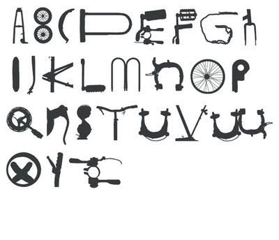 BIKE DAY LA: Bicycle Font