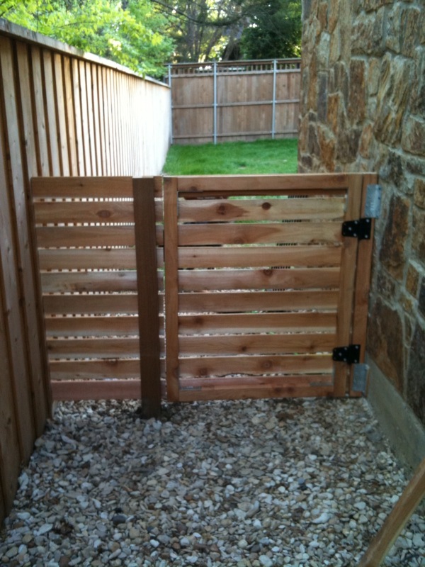 The Urban Dirt Farmer: Modern Fence Gate
