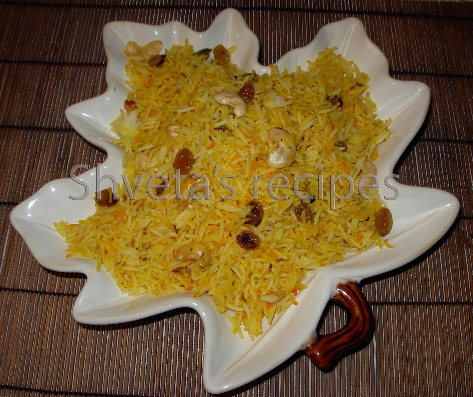 Shveta's Recipes: Kashmiri Pulao