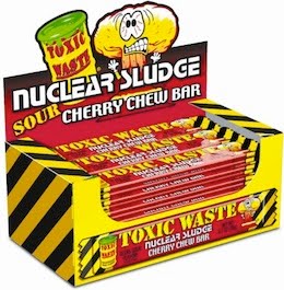 What it Says-What it Means: Toxic Waste Nuclear Sludge Candy Bar is Toxic!