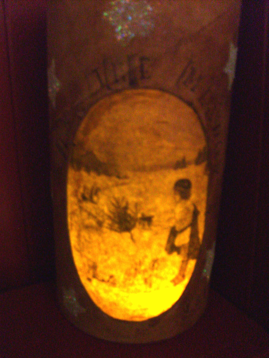 York Mountain Primitives: Oatmeal Container Luminary