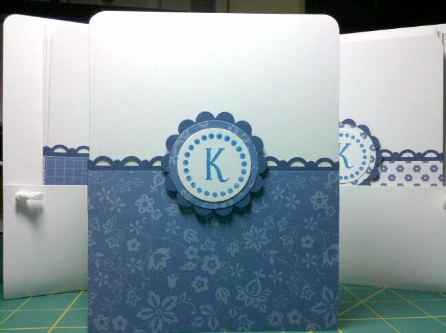 Welcome to Scrappin' Cat's Creative Endeavors: Monogram gift set