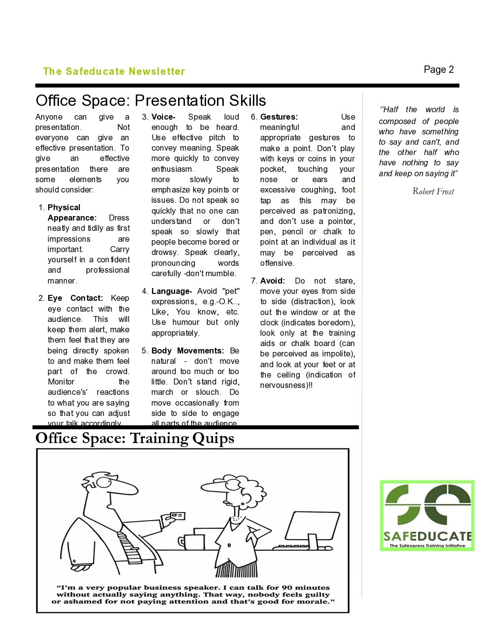 SAFEDUCATE : The Safexpress Institute of Learning