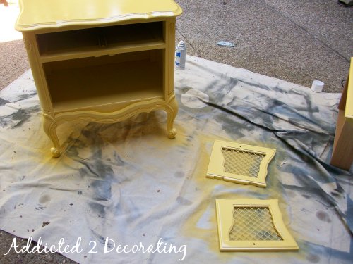 Bailey's Bedside Table:: Before & After - Addicted 2 Decorating®