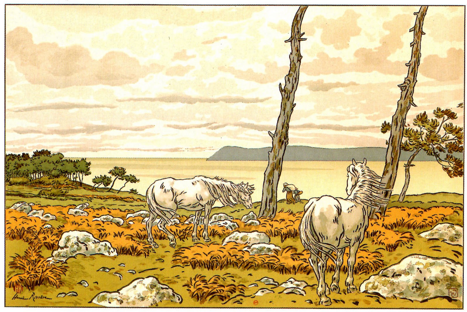 me voici sur la plage armoricaine: Henri Rivière II