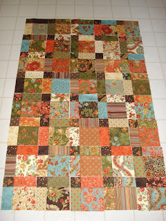Snippets of a Quilter: Charm Square Quilt