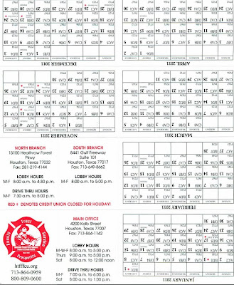DISTRICT 8-B: 2011 Small HFD Calendar