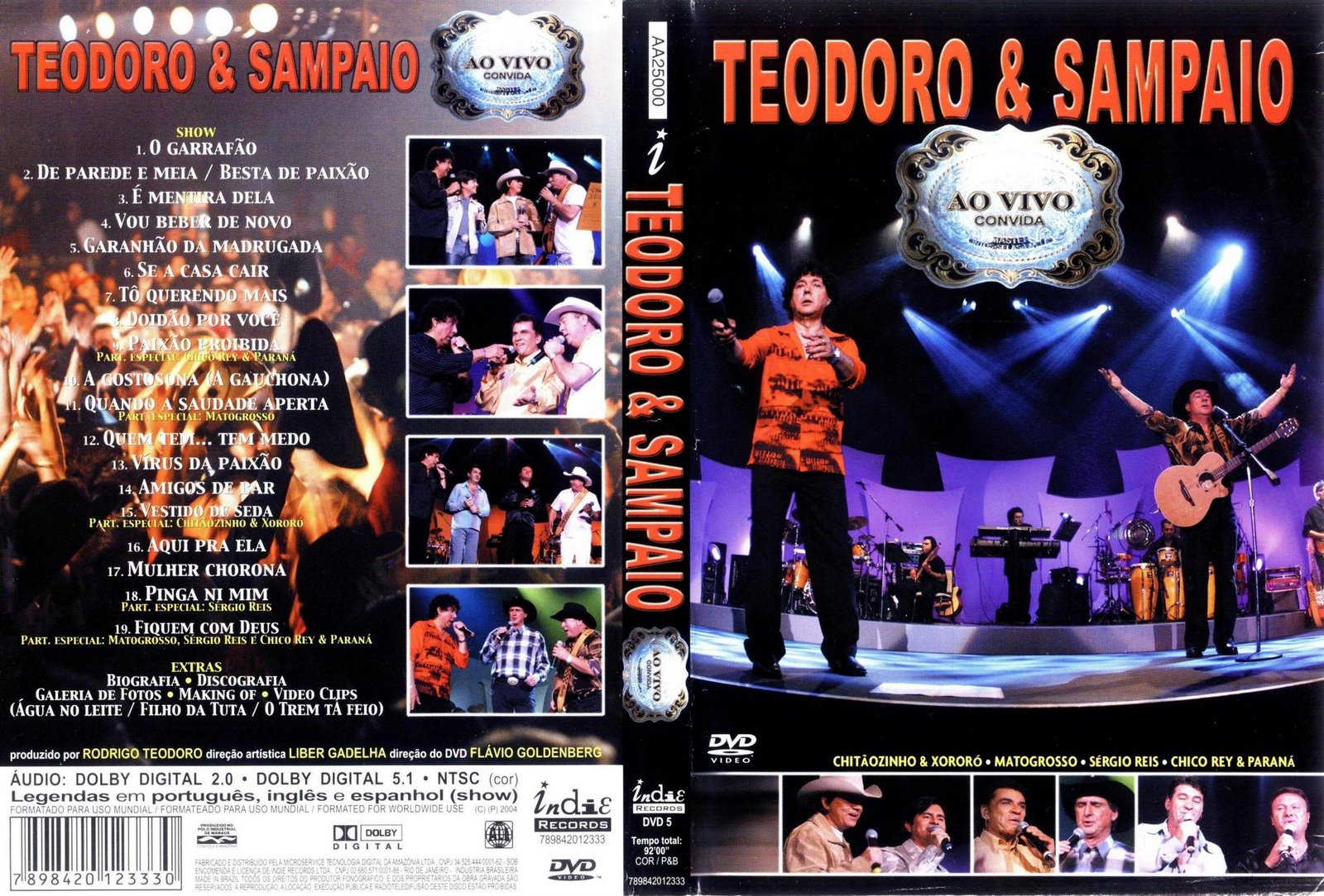 Gatomia capa dvd cover: Teodoro e Sampaio - ao vivo em Goiania Gatomia capa dvd cover: Teodoro e Sampaio - ao vivo em Goiania