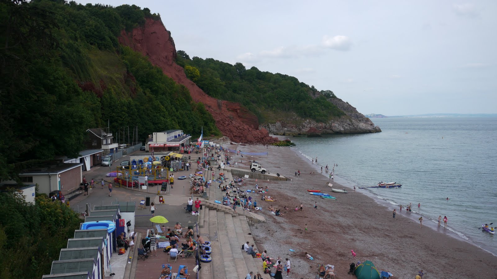 Oddicombe Beach Torquay Devon - Britain All Over Travel Guide