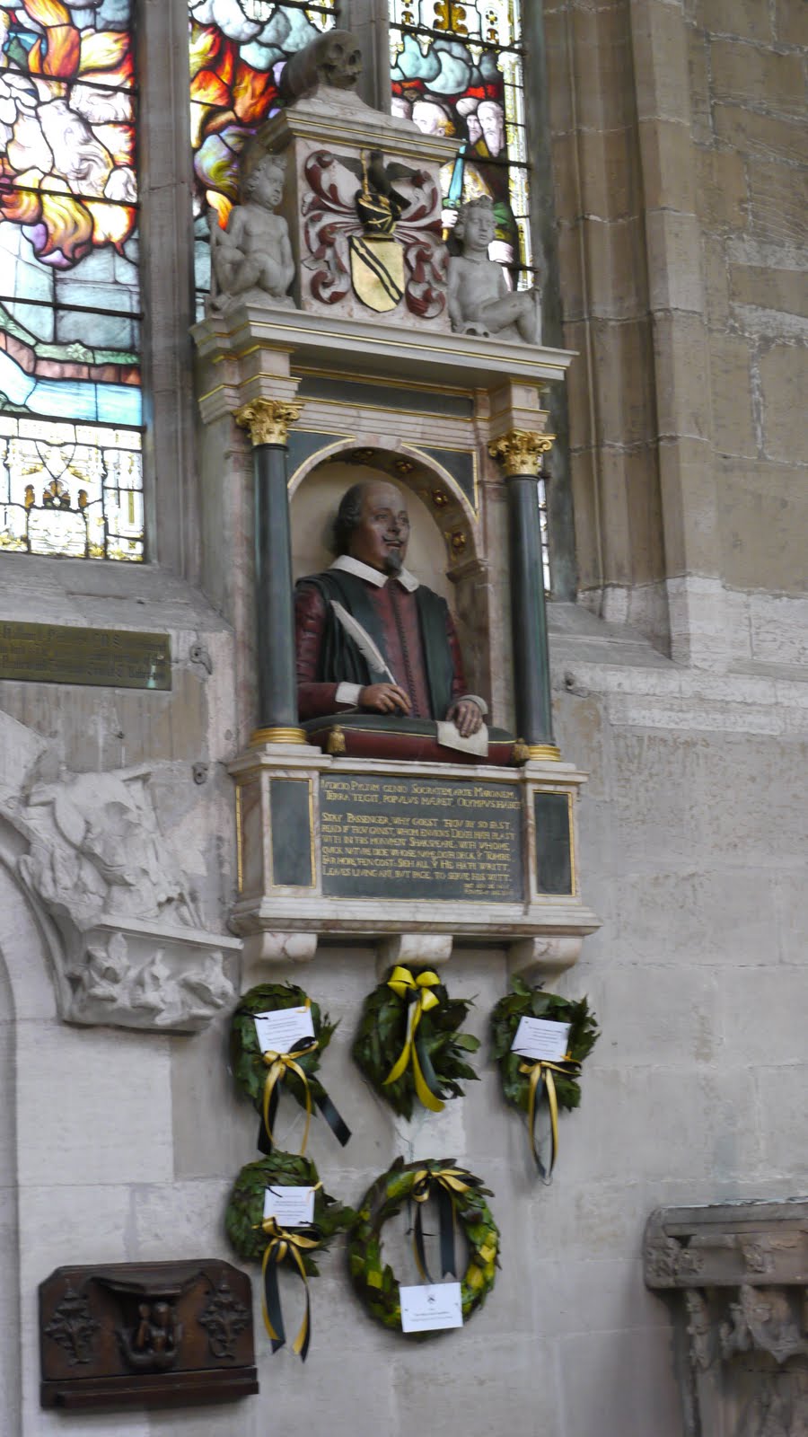 Shakespeare's Grave Holy Trinity Stratford Britain All Over Travel Guide