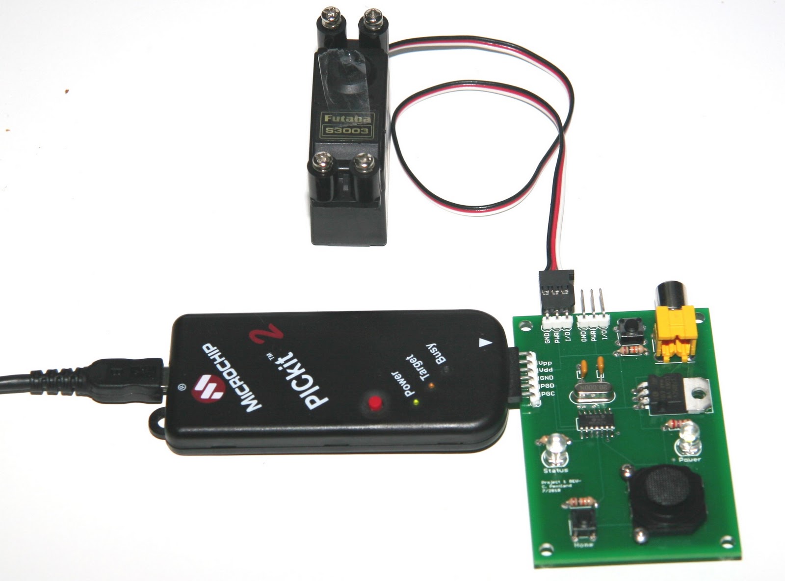 RoboSlave: Completed Circuit Card Assembly (CCA)