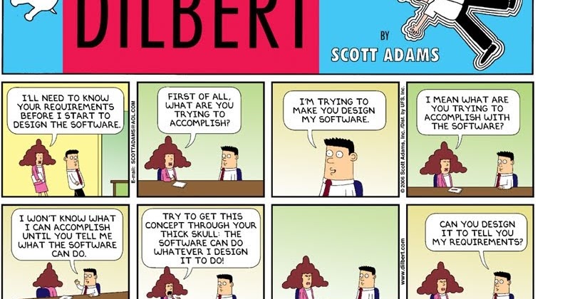 IT Architecture and Software Development Musings: Dilbert on Software ...