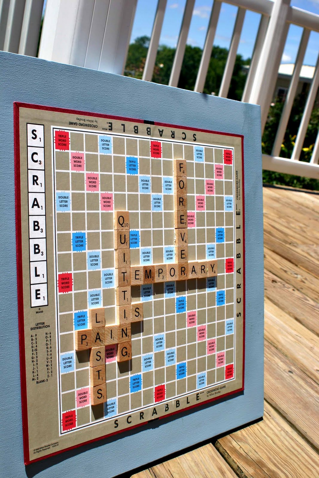 Girls in the Garden: Scrabble