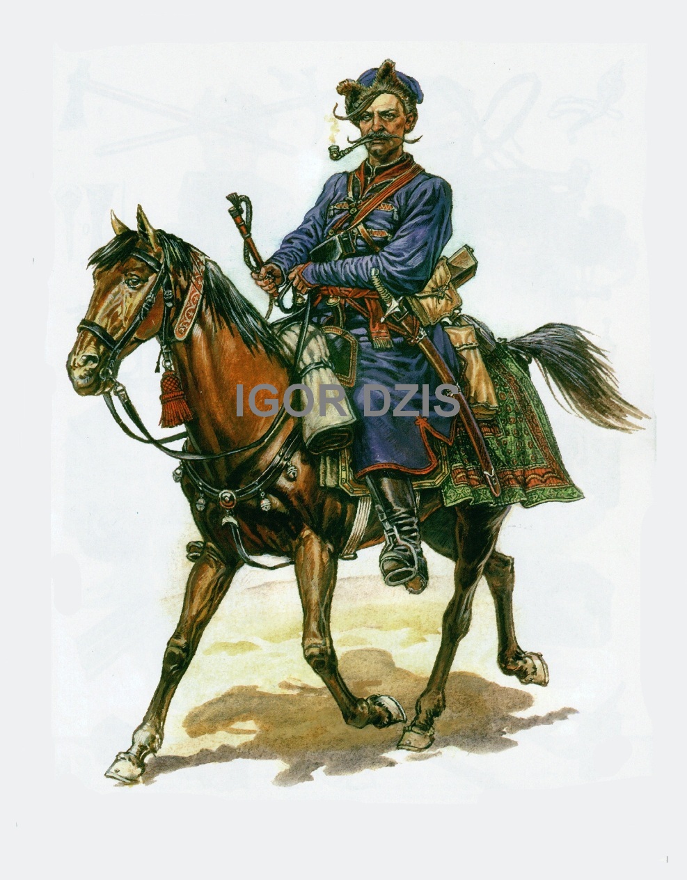 IGOR DZIS BATTLE PAINTING: The Ukrainian Registered Cossacks 1651(Battle of Berestechko)