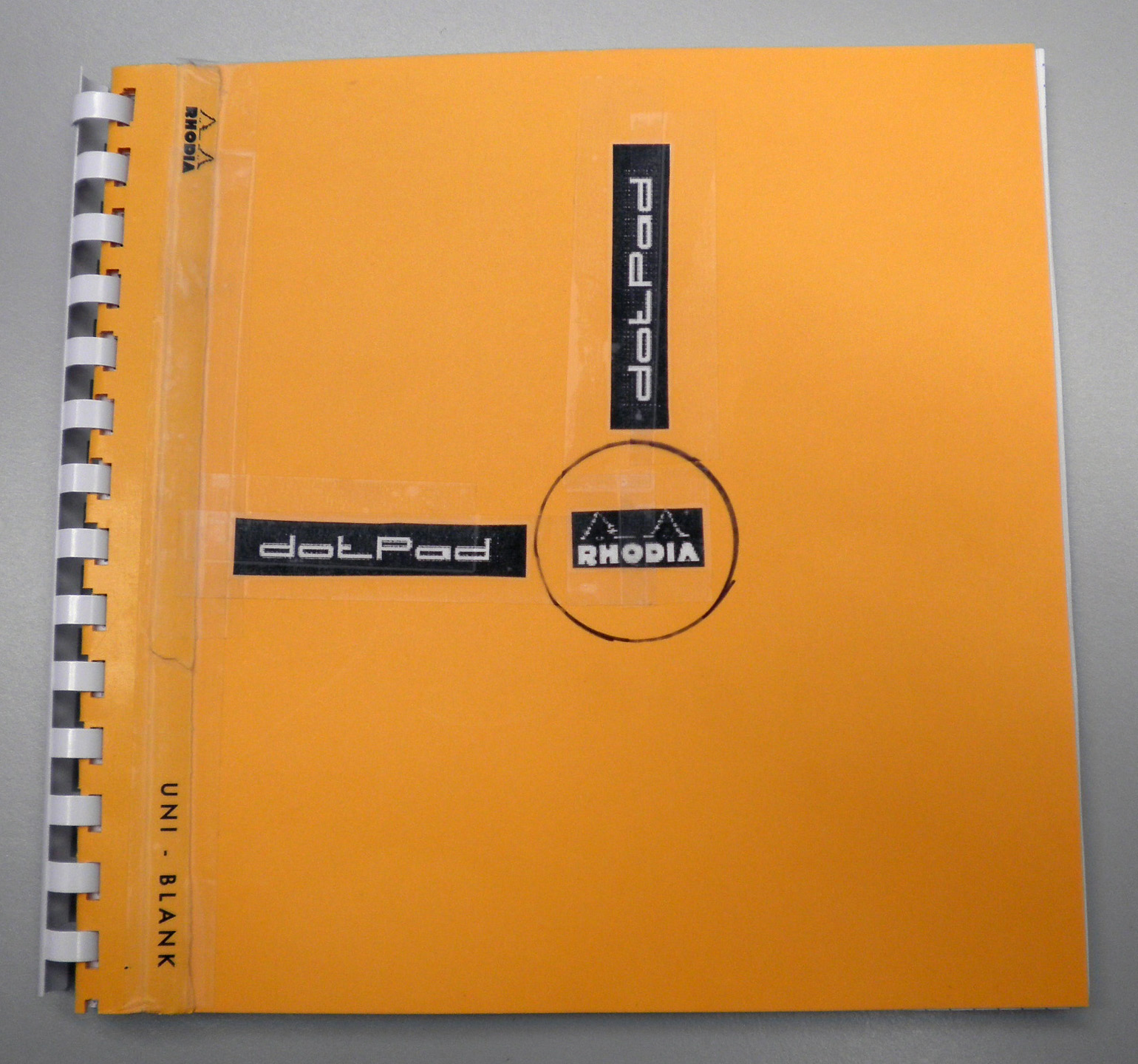 Pocket Blonde: The Rhodia dotPad Reverse Book