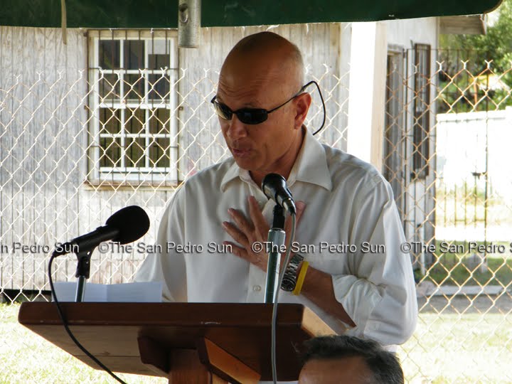 Ground breaking ceremony for "John Greif Airport" - Ambergris Caye ...