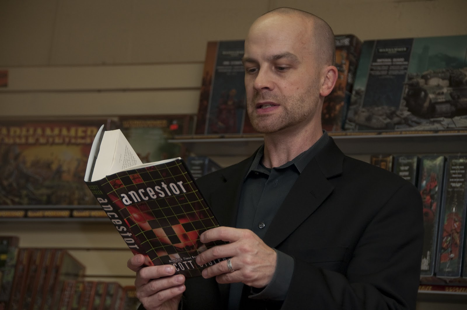 The Render Edge: Scott Sigler ANCESTOR Book Reading in Cambridge, MA