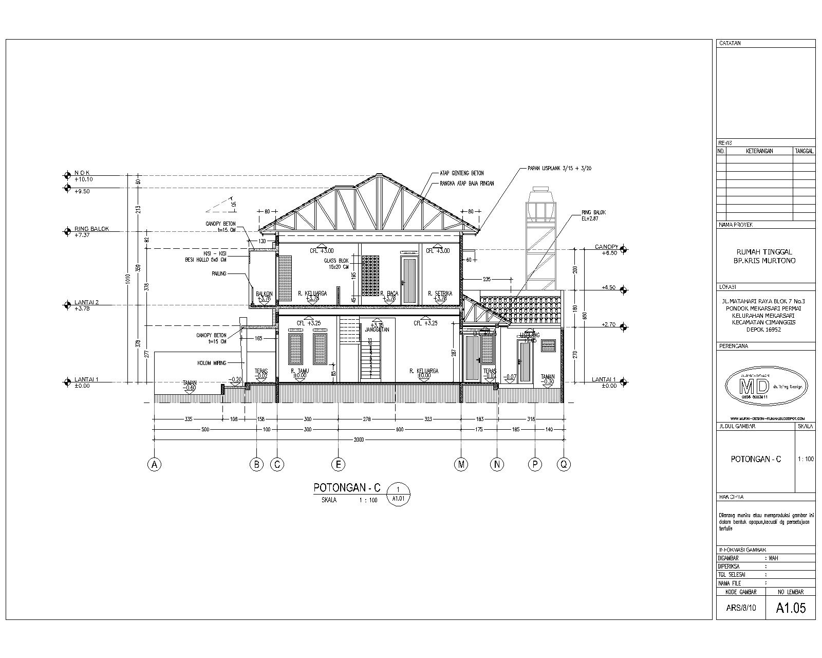 Desain Rumah : 25rb/M2: CONTOH GAMBAR CAD