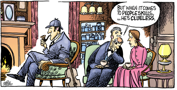 Recent Sherlock Holmes Appearances in Some Comic Strips - I Hear of ...