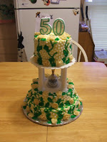 Luv 2 Make Cakes: Yellow Roses 50th Anniversary Cake