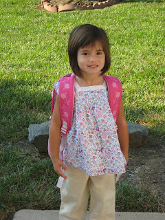 Aram Family Blog: Sophie's First Day of 4-Year-Old Preschool