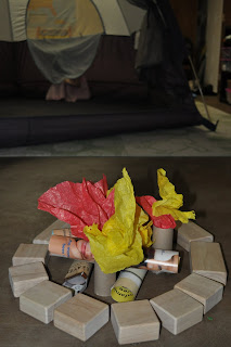 Magazine and Tissue Paper Campfire - Kids Activities | Saving Money ...