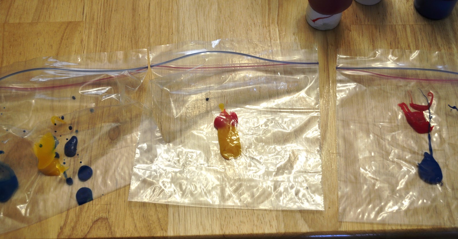 Color Mixing in a Plastic Bag - Kids Activities | Saving Money | Home ...
