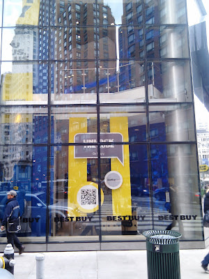 QR Codes Anywhere: NYC Best Buy using QR Codes in Retail