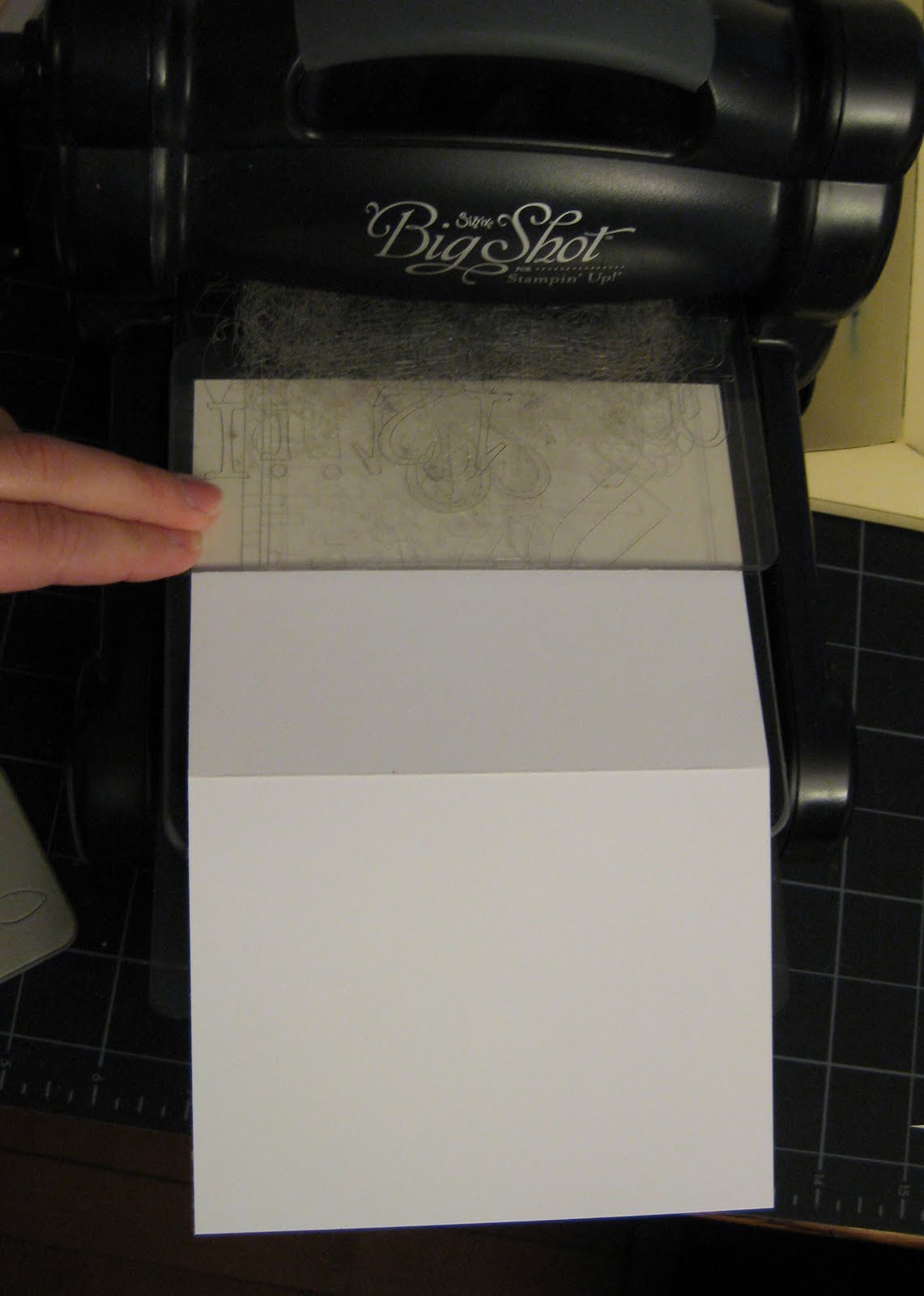 Stamp-n-Design: Big Shot Die - Half-cut Technique with Top Note!