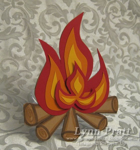 Stamp-n-Design: Bonfire Card - FREE Template
