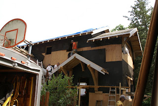 My Bungalow Story: Back Door Gable, Roof, and the Basement