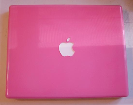 laptop: pink laptop..