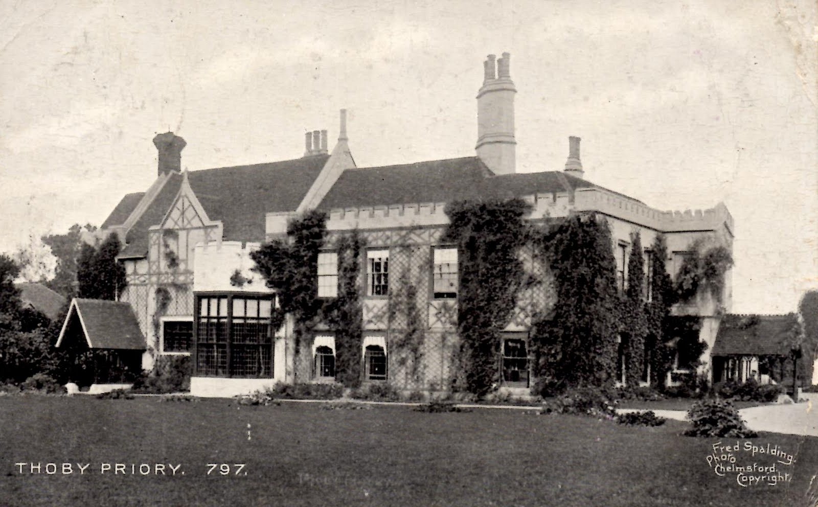 Blackmore Area Local History: Postcard Collection: Thoby Priory ...
