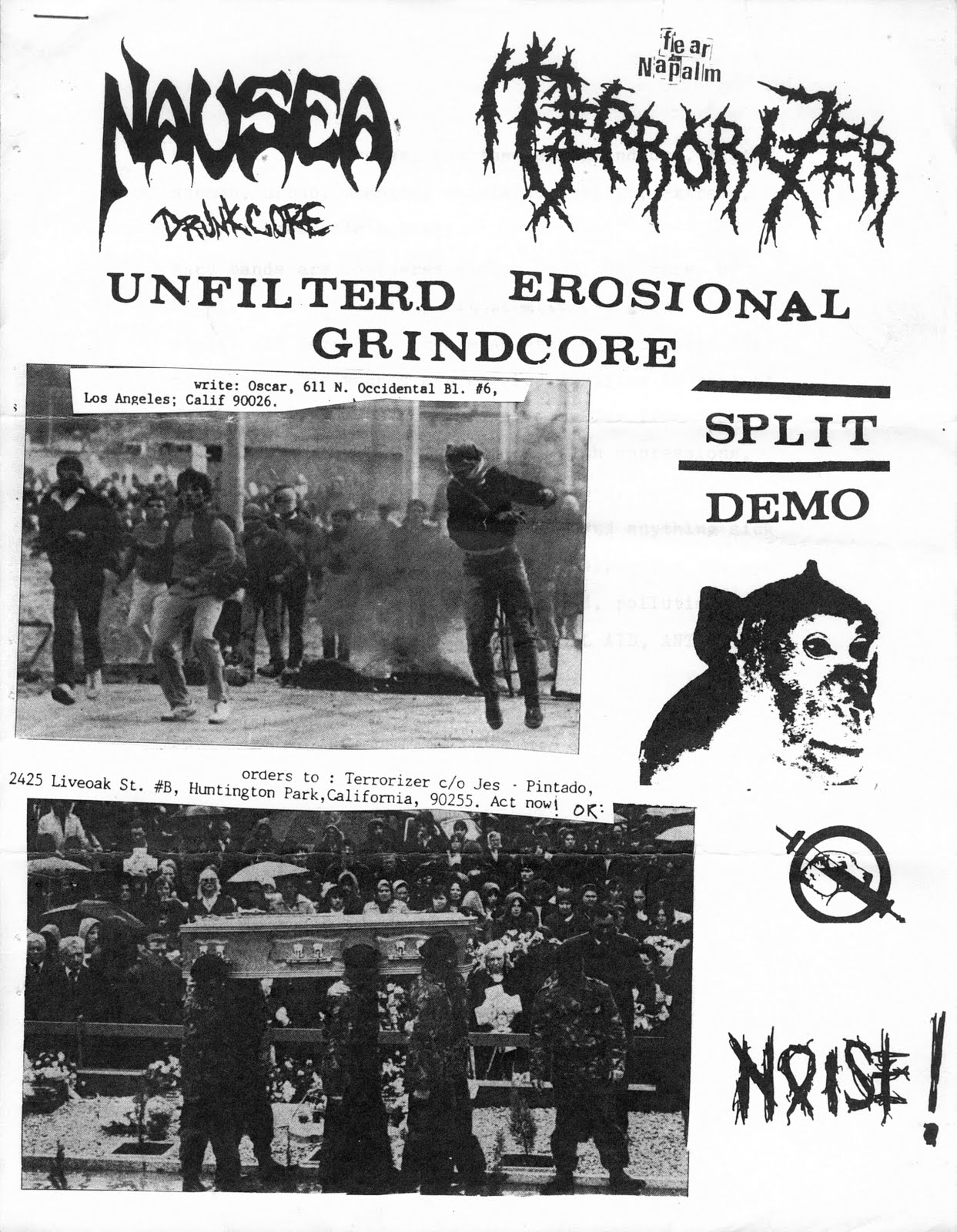 Failed Case: Terrorizer/Naseua Split Demo