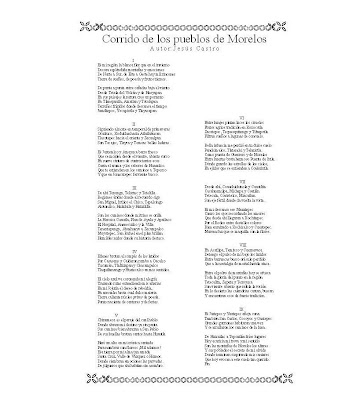 Corridos tradicionales de Morelos