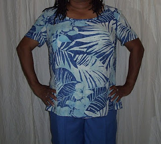 Another Creation: Finished: Top BWOF 05-05-139 and Shorts Burda 8087