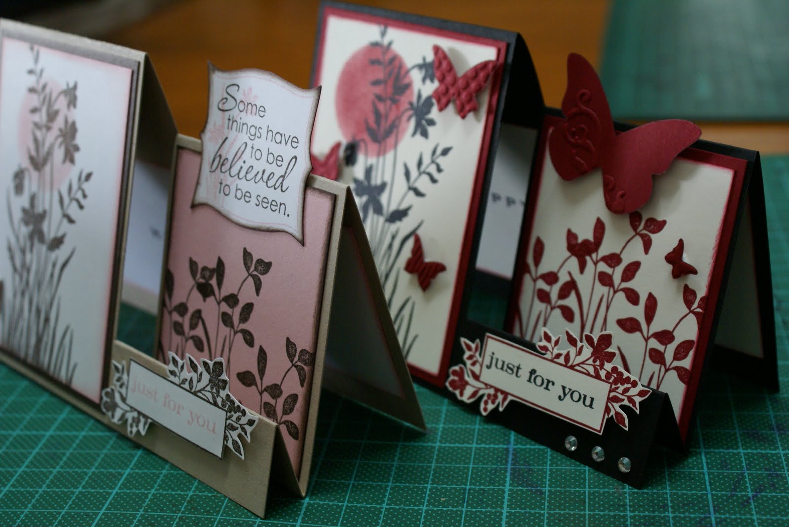 Sharyn's Inspirational Cards: Side Step cards
