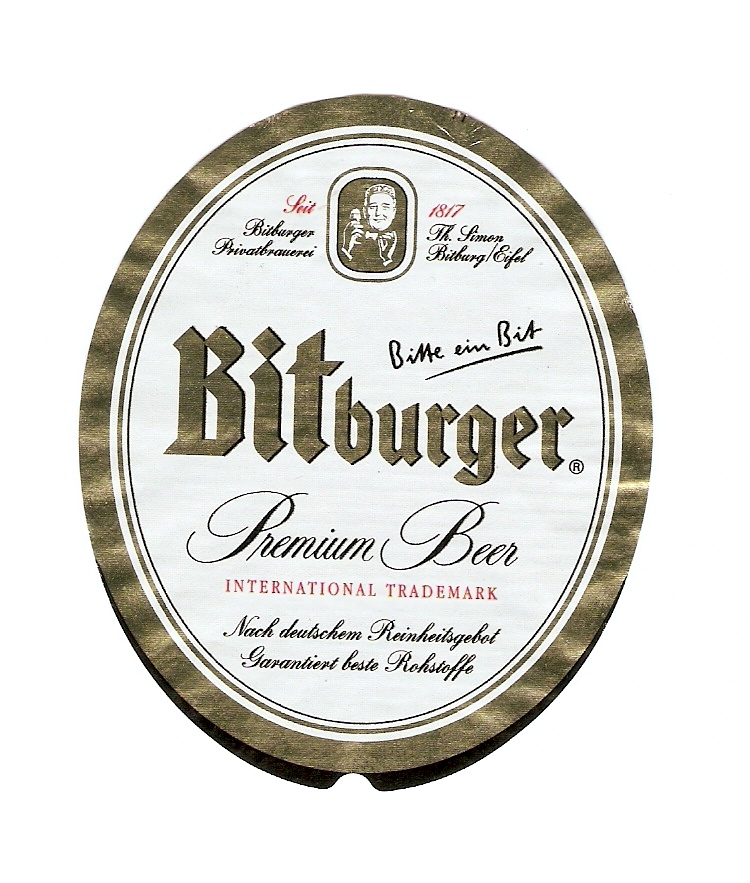 Etiquetas de cerveza: Bitburger