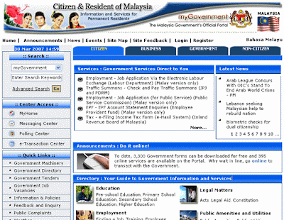 E-Commerce Airline: E-Government in Malaysia: Its implementation so far ...