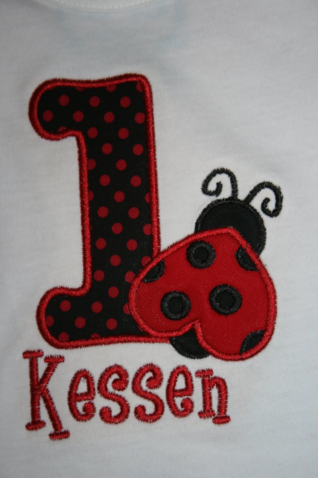 Trucks and Tutus Boutique: Little Ladybug First Birthday Shirt