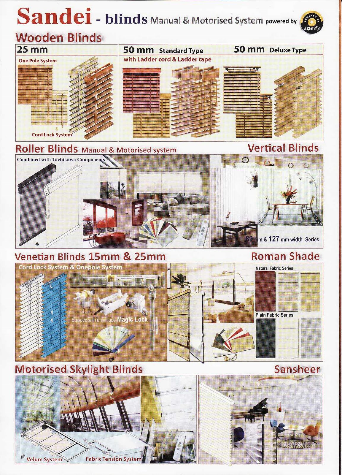 Sandei Sliding Walls and Blinds – Building Materials