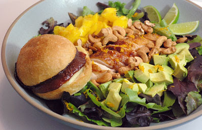 tastytype: Cuban Chicken Salad with Pan Con Timba