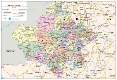 Rajasthan Road Map | Rajasthan Highways Map district wise ~ RAS Exam ...