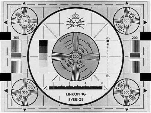 Ghosts Of The Great Highway: Vintage TV test patterns.