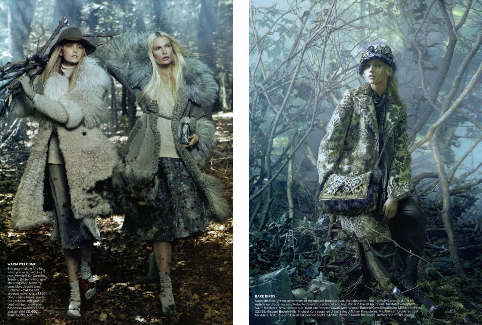 fashion production: steven meisel