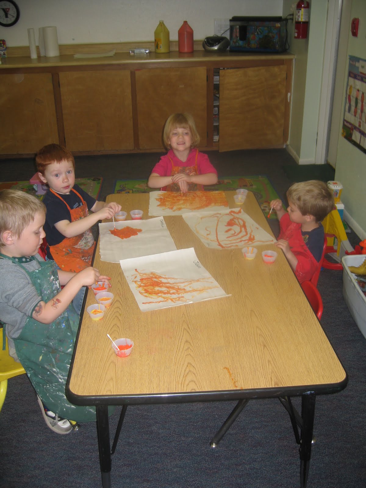 Prescott YMCA Child Care Blog: Dramatic Play, Painting and Show and Tell