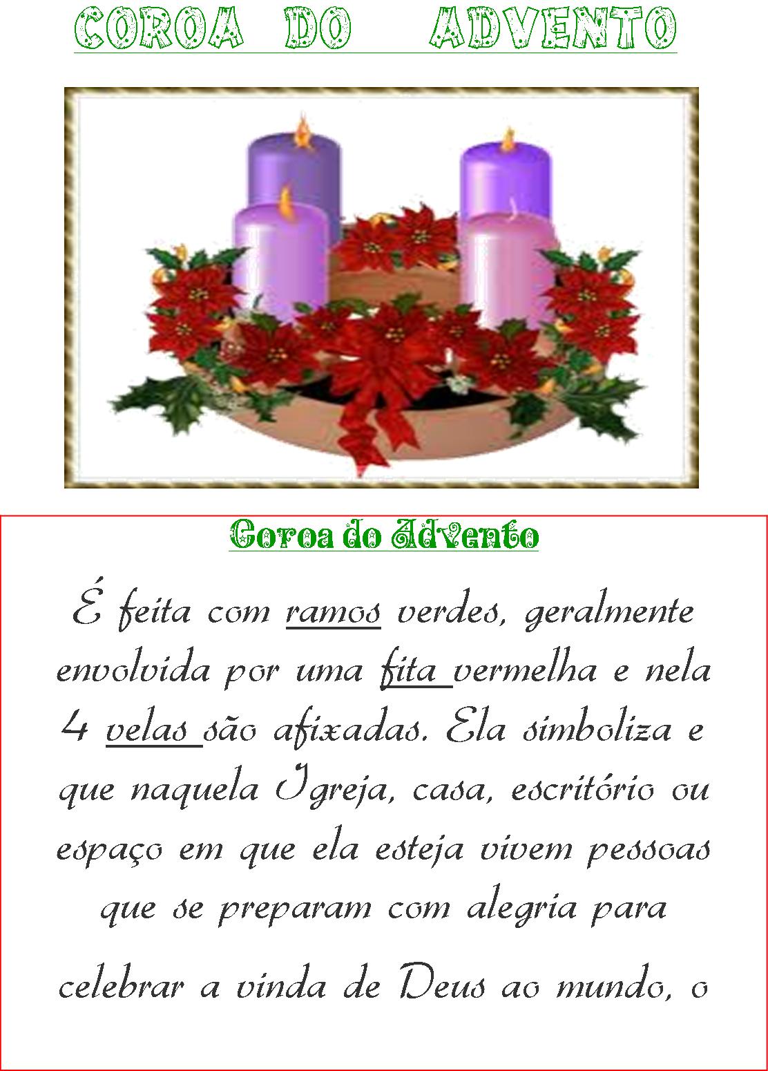 MÃEZINHA DO CÉU: Advento