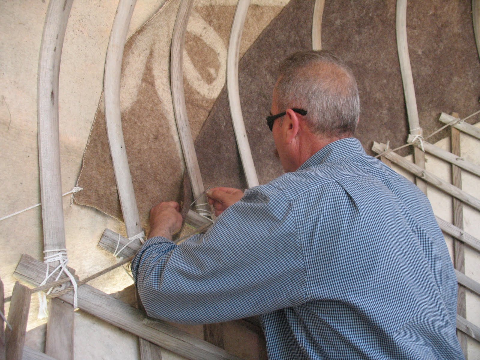 Ikonium Studio Feltmakers: Felt Yurt at the Maryland sheep & Wool Festival