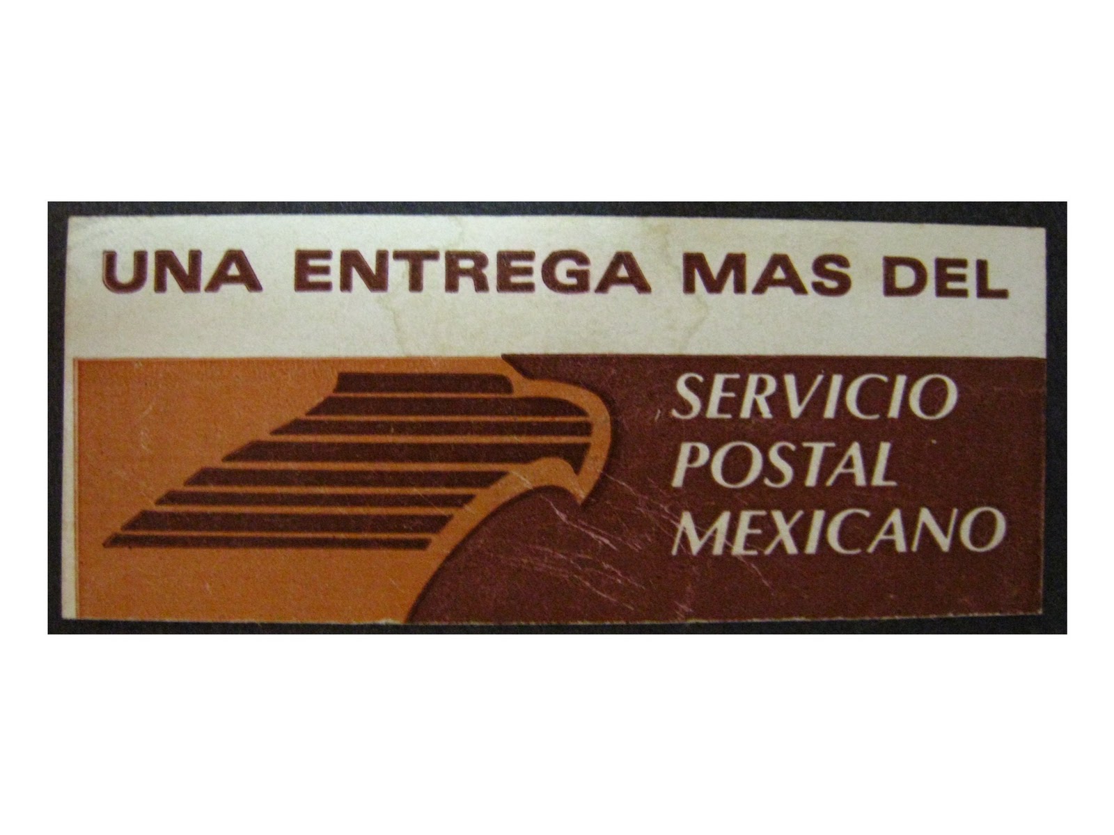 Airmail Labels Collection: Mexico Express Label - Old designed